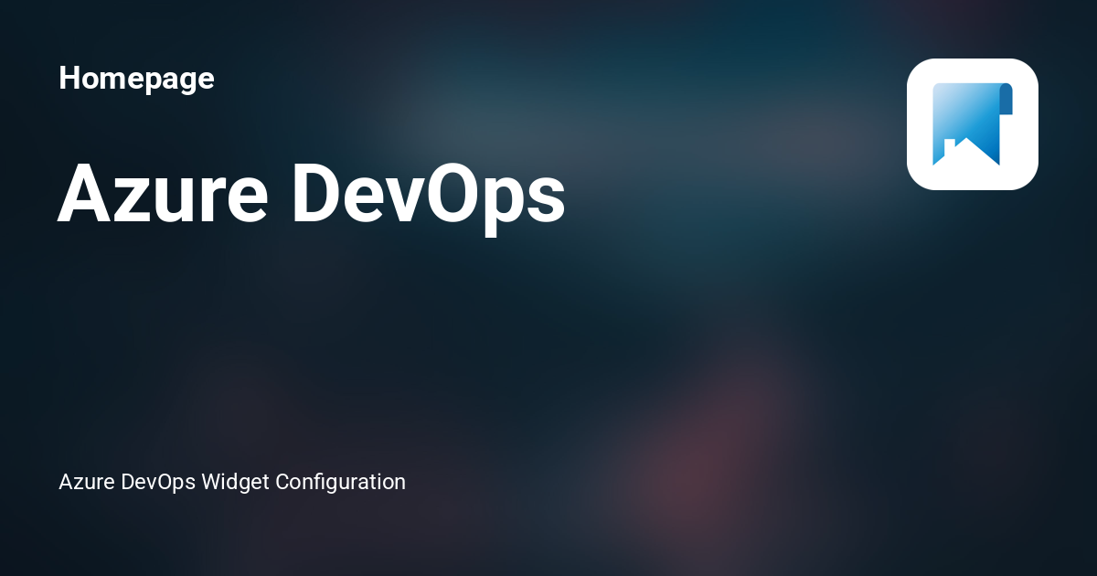 Azure DevOps - Homepage